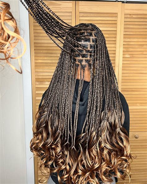 French Curl Crochet Braids 18 Inch 6 Packs Goddess Box Braids Crochet Hair Pre Looped French