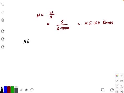 Solved Consider A Diffraction Grating Of Width 5 Cm With Slits Of Width