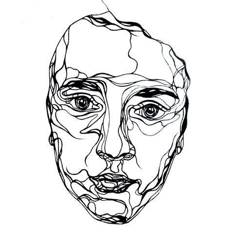 Digital Portrait Line Drawing At Isabel Pam Blog