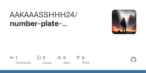 GitHub AAKAAASSHHH Number Plate Recognition Tensorflow
