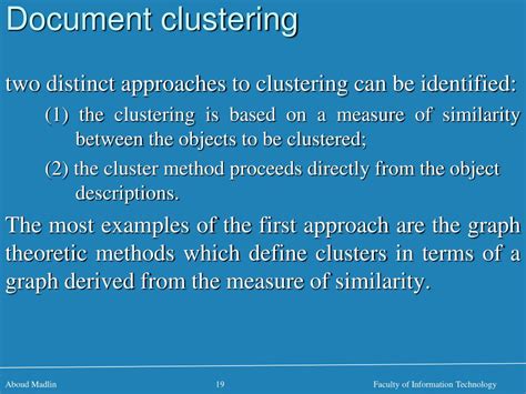 Ppt Text Based Information Retrieval Document Clustering Classification Lecture 3 Powerpoint