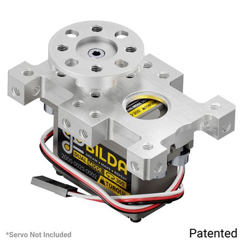 Gobilda Compact Servoblock® 43mm Width For Standard Size H25t Spline Servo Hub Shaft