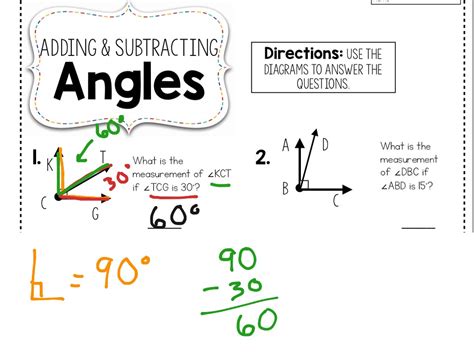 Geometry Worksheets Angles Worksheets Worksheets Library