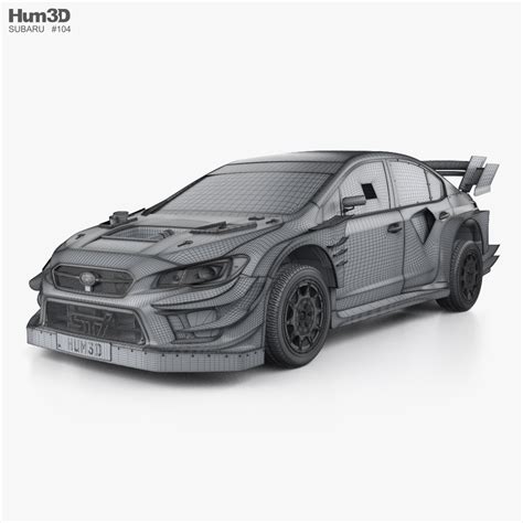 Subaru Wrx Sti Gymkhana 2020 3d модель Автомобілi на 3dmodels