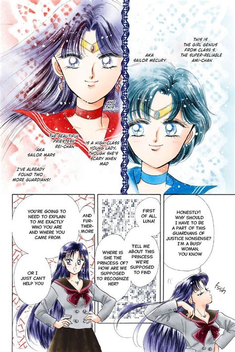 Sailor Moon Kanzenban Sailor Mars Manga Panels Sailor Moon All