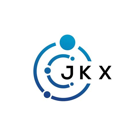 Jkx Letter Technology Logo Design On White Background Jkx Creative