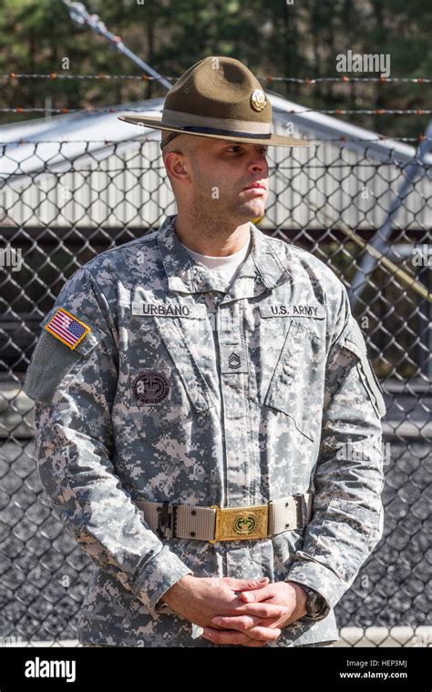 Drill Sergeant Badge On Uniform
