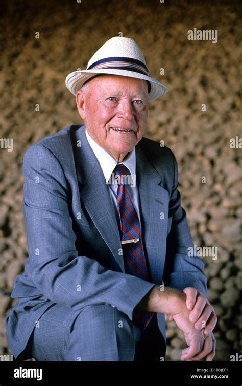 Portrait Of J R Simplot Founder Of The J R Simplot Company Agricultural