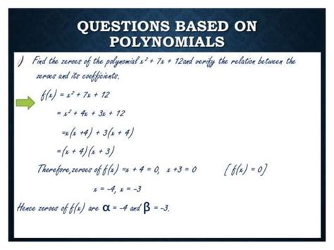 Polynomials Class 9th Cbse Board Ploy Pptx