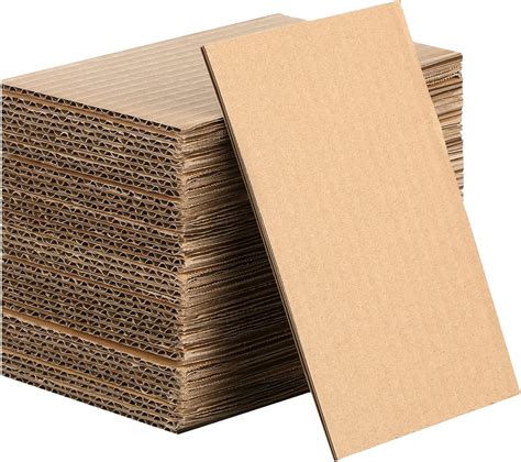 Zonon 50 Pack 3 Mm12 Inch Corrugated Cardboard Sheets