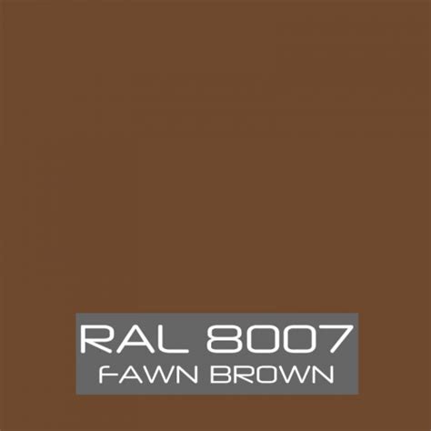 Ral 8007 Fawn Brown Tinned Paint Buzzweld
