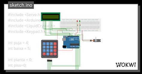 Ascensor Wokwi Esp32 Stm32 Arduino Simulator