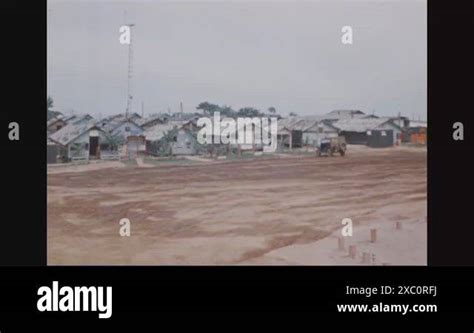 1970 Exteriors Of The 588th Signal Corps Headquarters In Vietnam