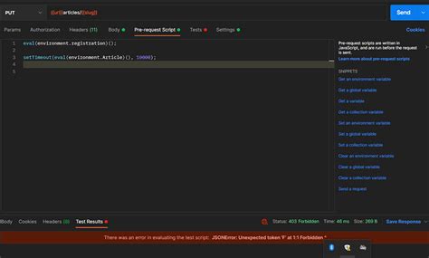 How To Fix It JSONError Unexpected Token F At Forbidden Help Postman Community