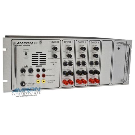 Amron Amcom Iii 3 Diver Rack Mount Communicator Dive Commercial International