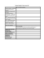 Babe Midterm Final Evaluation Skills Self Evaluation Course Hero