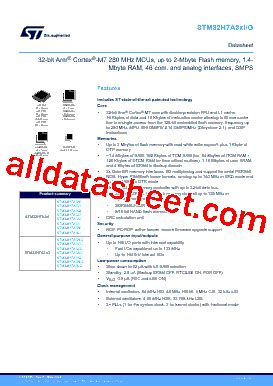STM H ZIT QTR Datasheet PDF STMicroelectronics