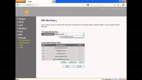 how to block facebook youtube