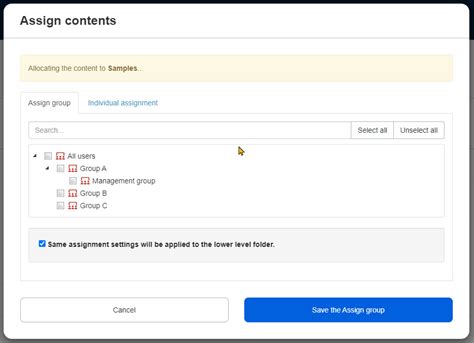 content allocation operated by content management ｜how to use learningbox