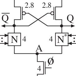 Single Transistor Clocked N Latch Download Scientific Diagram