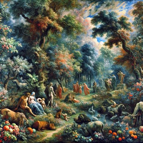 Garden Of Eden Bible Art