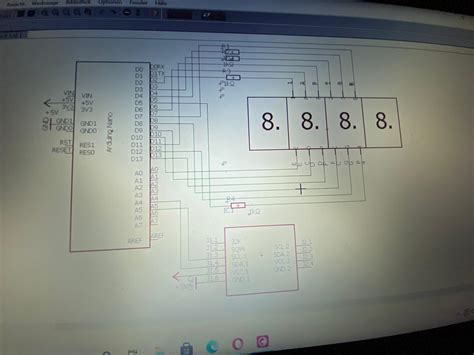 Arduino 7 Segment Anzeigen Uhr Computer Technik Technologie