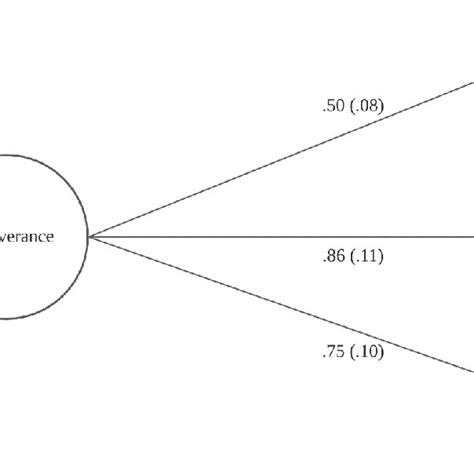 Standardized Loadings For Measurement Model For Latent Perseverance Download Scientific Diagram