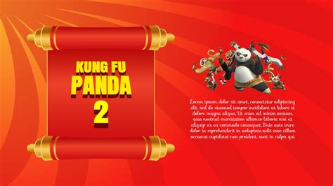 Free Kung Fu Panda Movie Template