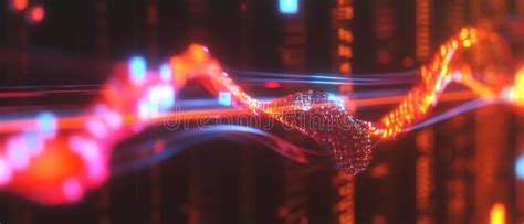 Exploring Data Distribution Through Vibrant Abstract Violin Plots And Statistical Visuals Stock