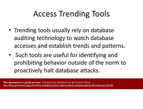 The Complete Guide To Dba Practices And Procedures Dba Tools Part 23 Ppt Slide Deck
