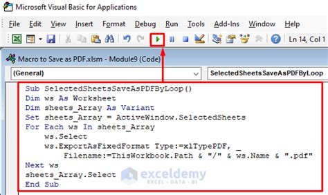Excel Macro To Save As Pdf 5 Suitable Examples Exceldemy