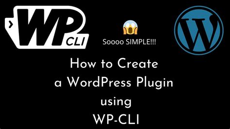 How To Create A Wordpress Plugin Using Wp Cli Wp Cli Wordpress
