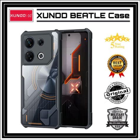 Jual Infinix GT Pro GT Pro XUNDD Beatle Original Case Transparan Cover HITAM INF GT