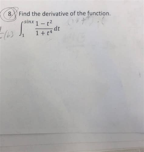 Calculus Need Help Finding Just The Integral Rhomeworkhelp