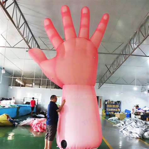 10ft Oxford Giant Inflatable Hand Model With Air Blower For Outdoor