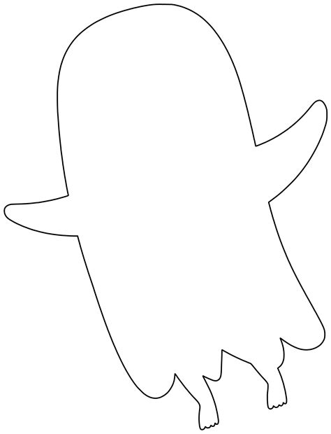 Shape Of Ghost Free Printable Papercraft Templates