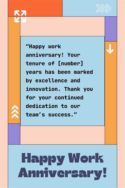 Employee Anniversary Messages 10 Year Work Anniversary T Photo