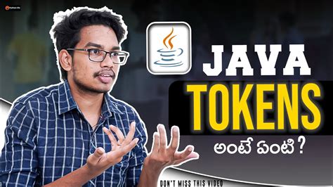 Java Tokens In Telugu Youtube