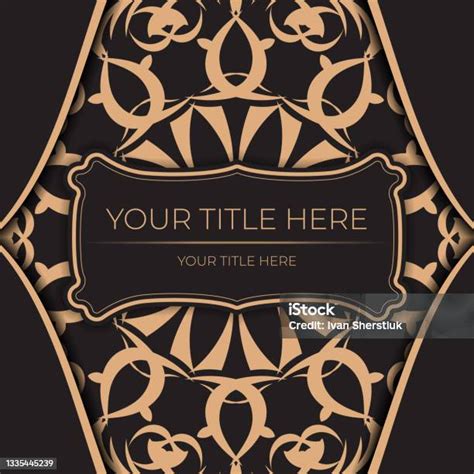 빈티지 패턴이 있는 블랙의 세련된 엽서 디자인 이슬 장식과 세련된 초대장 0명에 대한 스톡 벡터 아트 및 기타 이미지 0명 검은색 공휴일 Istock