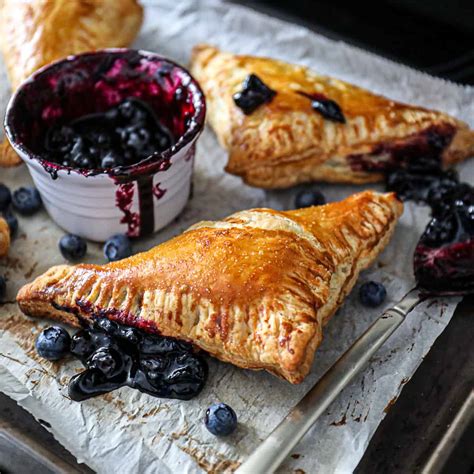 Raspberry Turnovers Easy Puff Pastry Recipe Sip Bite Go
