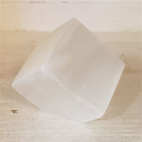 Decorative Small Selenite Square Antiquities Warehouse