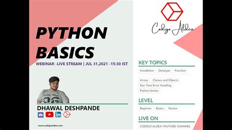 1 Python Basics Comments Variable Syntax Datatypes Youtube