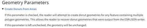 Geometry Replacer With EsriJSON Format Creates Polygons Over Holes