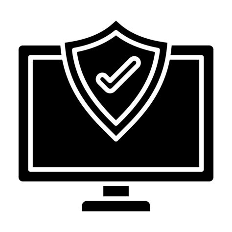 Computer Firewall Vector Icon Vector Art At Vecteezy
