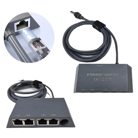 For Starlink Gen3 Ethernet Gigabit Four Port Adapter Rj45 Mini Etherna3d8 H6dx £31 62 Picclick Uk