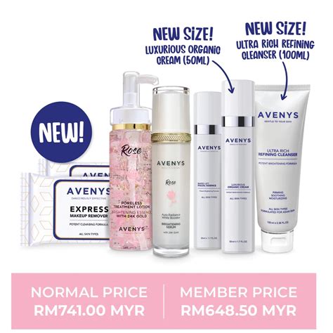Avenys Skincare Set Rose Set Basic 100 Original Shopee Malaysia