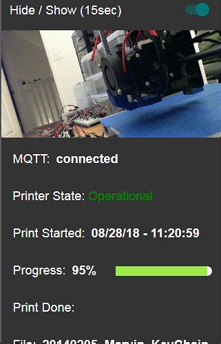 Octoprint And Node Red Dashboard Showcase Octoprint Community Forum