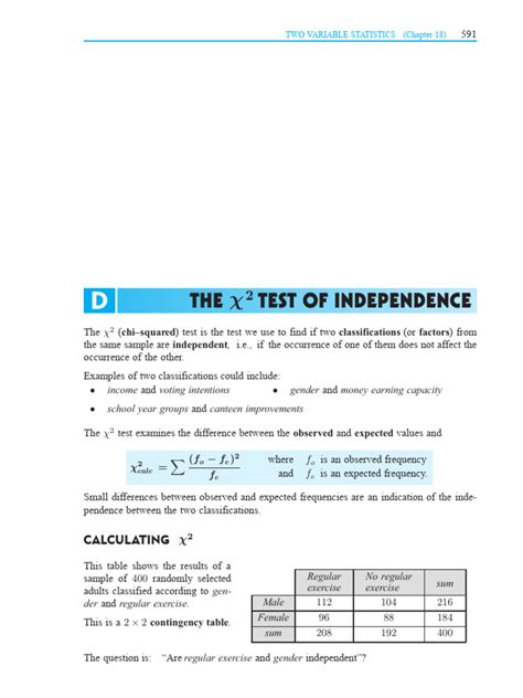 Chi Square Test Pdf Statistical Significance Chi Squared Test