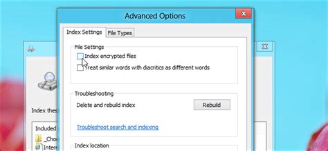How To Make Windows Index Encrypted Files