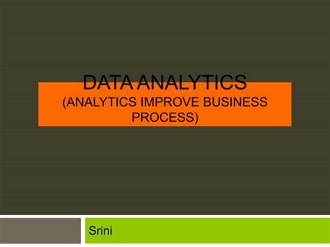 Introduction To Data Analysis Course Notespdf